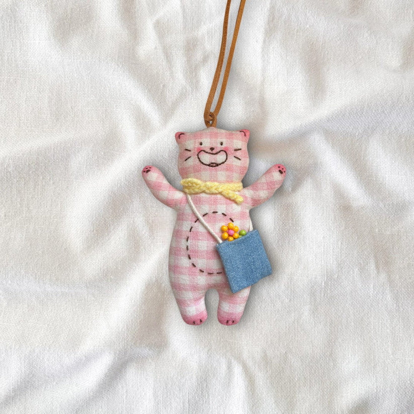 Happy & Grumpy Kitty Bag Charm – Made by Frey