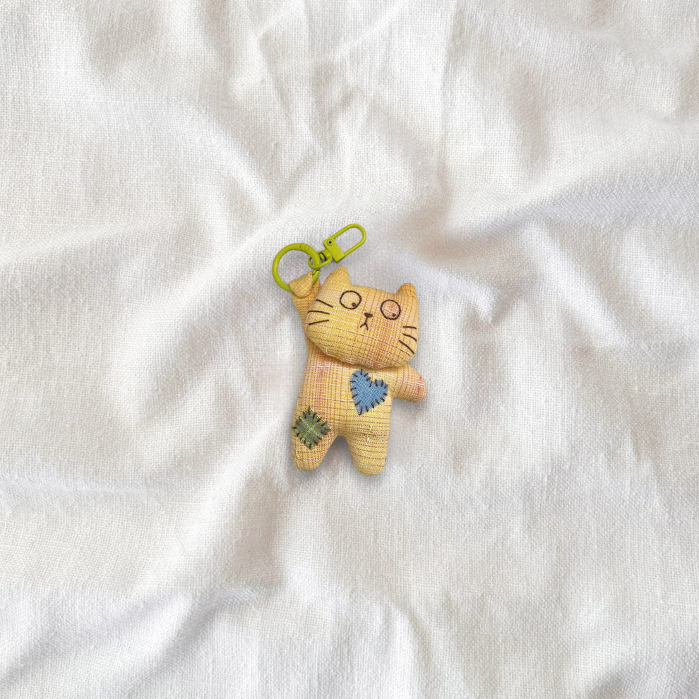 Paw-Stuck Kitty Bag Charm – Made by Frey
